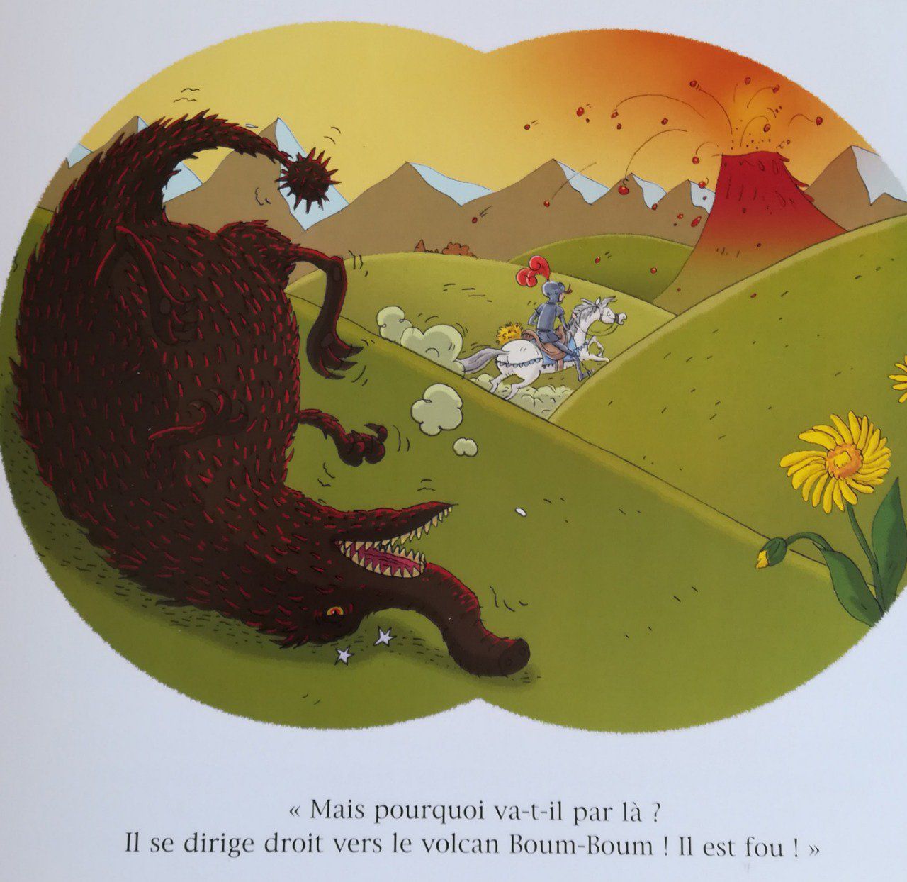 La princesse, le dragon et le chevalier intrépide - Teteenlire